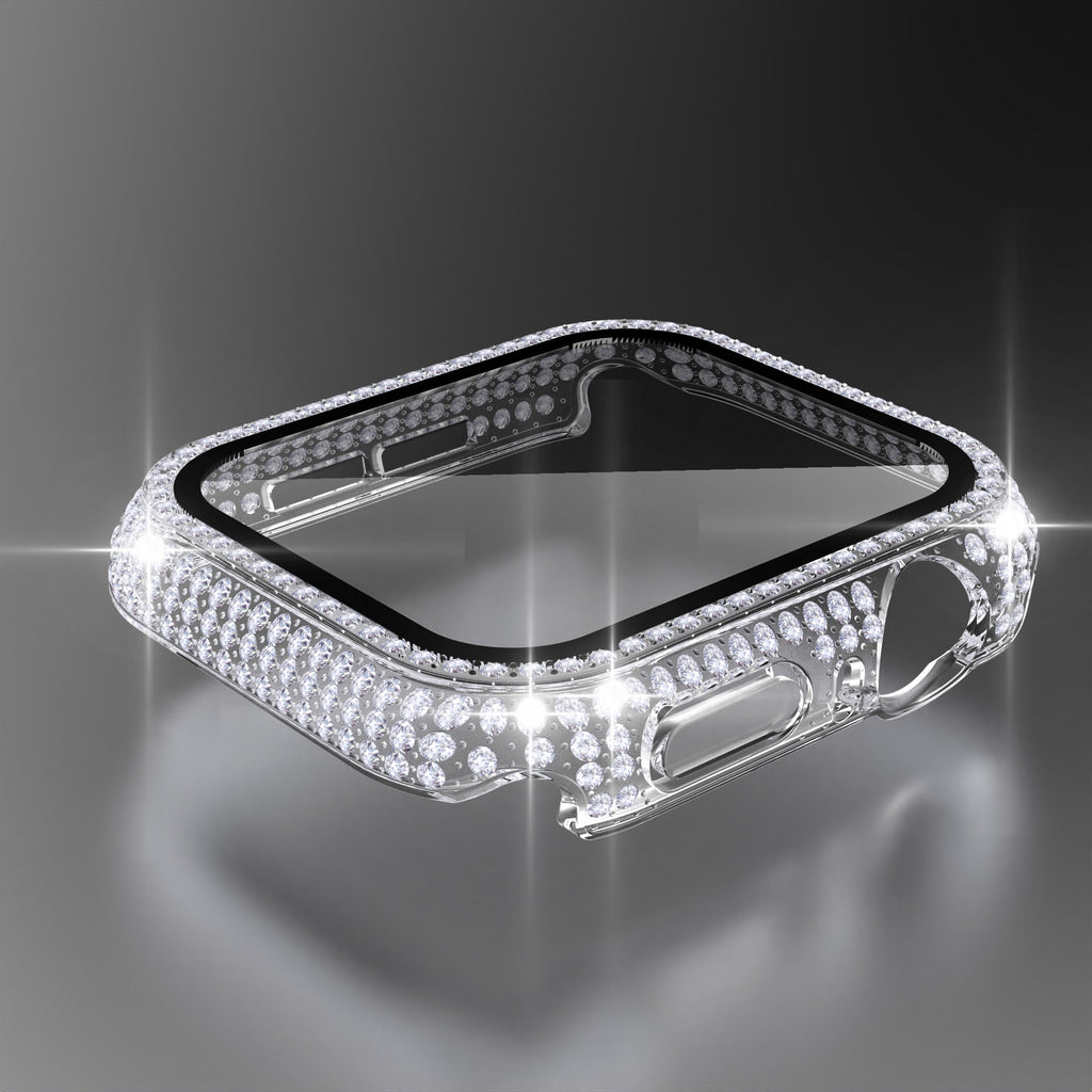 Sparkly Rhinestone Apple Watch Bling Bumper Case