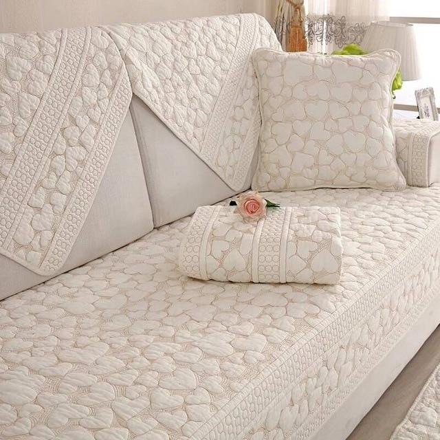Classy European Style Cotton Sectional Sofa Covers